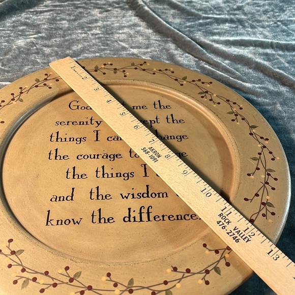 Accents | Serenity Prayer Plate | Poshmark